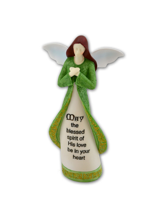 BLESSED IRISH ANGEL FIGURINE - Irish Crossroads