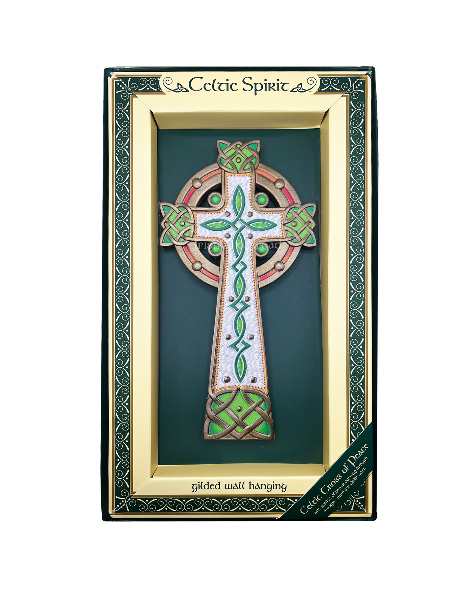 CELTIC SPIRIT PLAQUE - Celtic Cross of Peace - Irish Crossroads