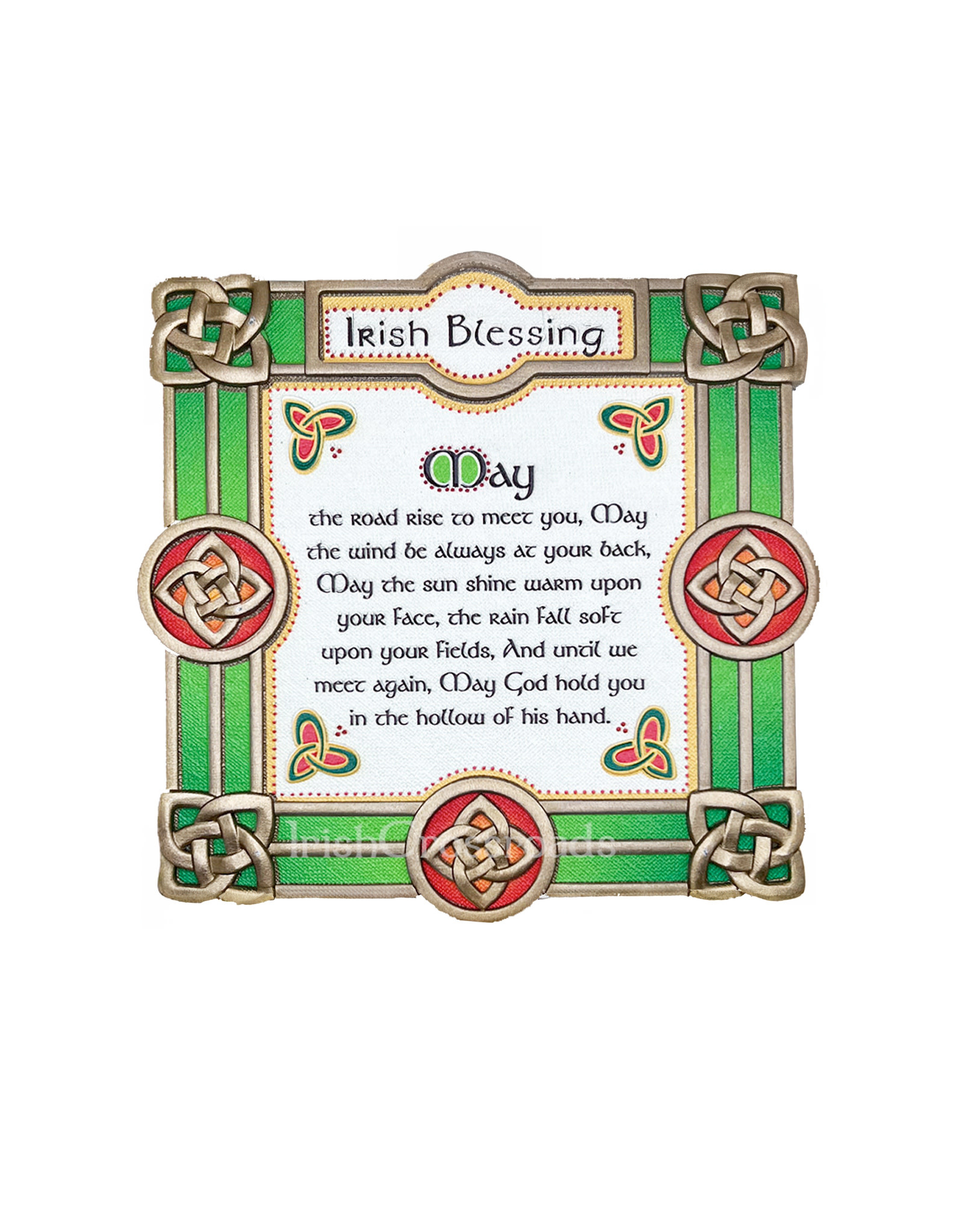 CELTIC SPIRIT PLAQUE - Irish Blessing - Irish Crossroads