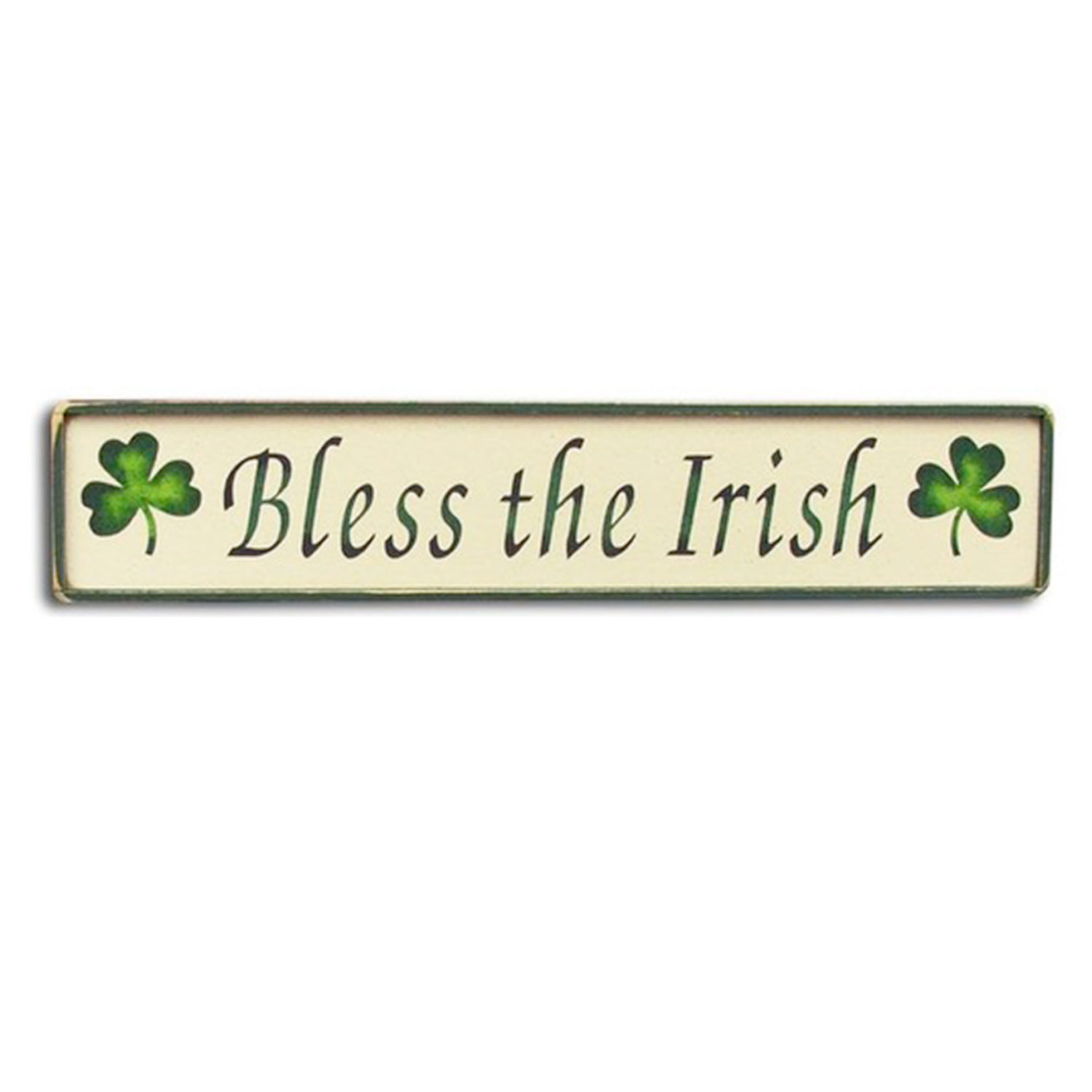 "BLESS THE IRISH" WOODEN SIGN - Irish Crossroads