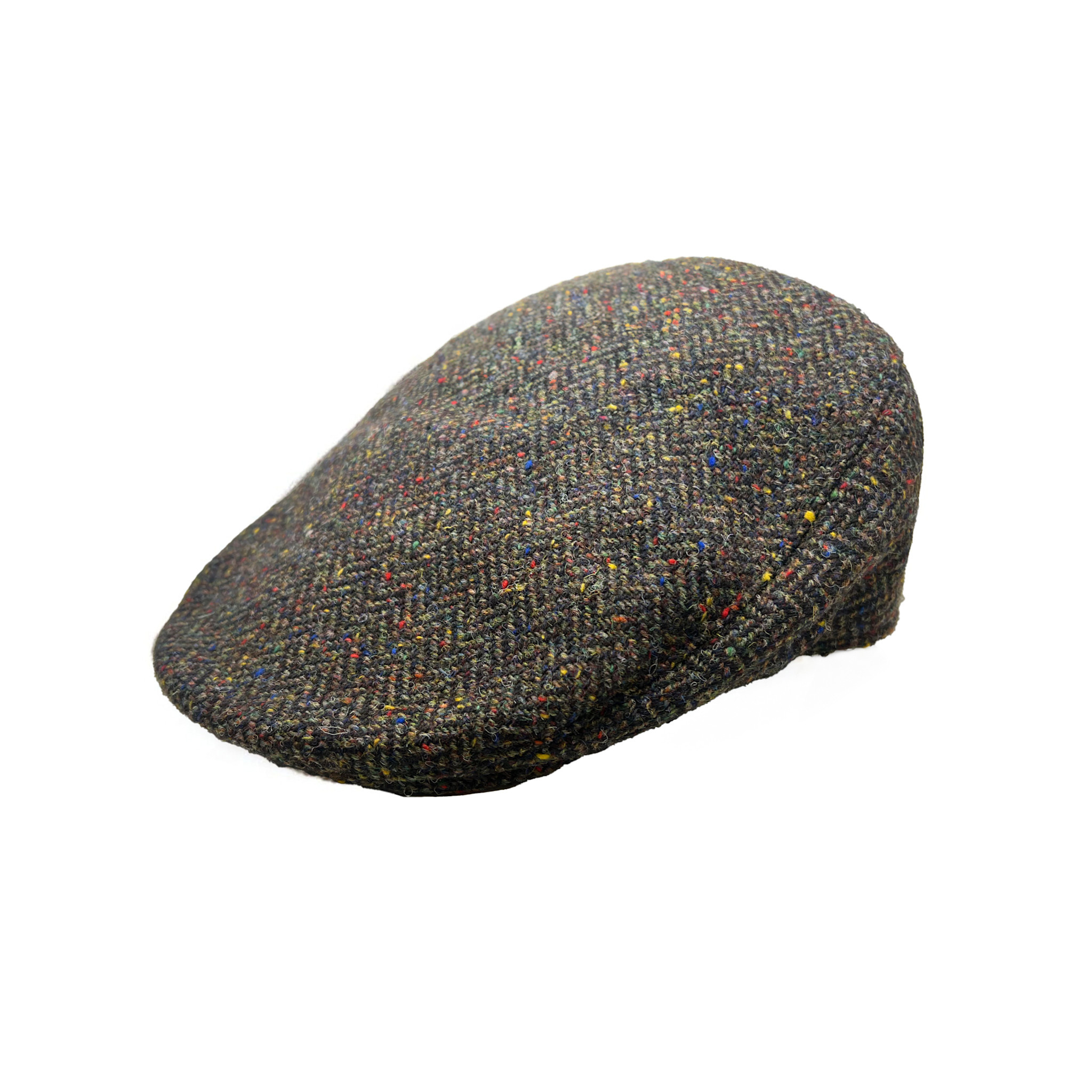 DONEGAL TOURING WOOL HANNA HAT - Brn/Khaki S&P Herringbone - Irish Crossroads