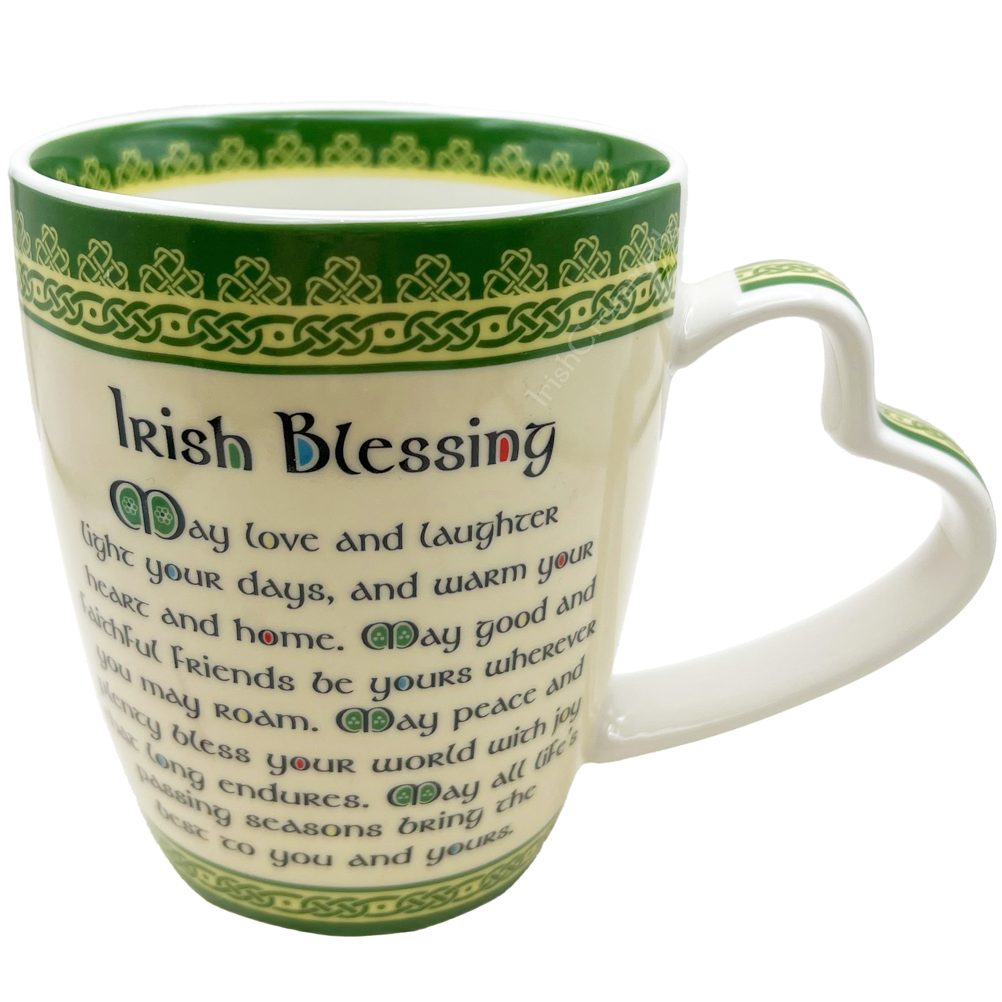 CELTIC SPIRAL MUG - IRISH BLESSING - Irish Crossroads