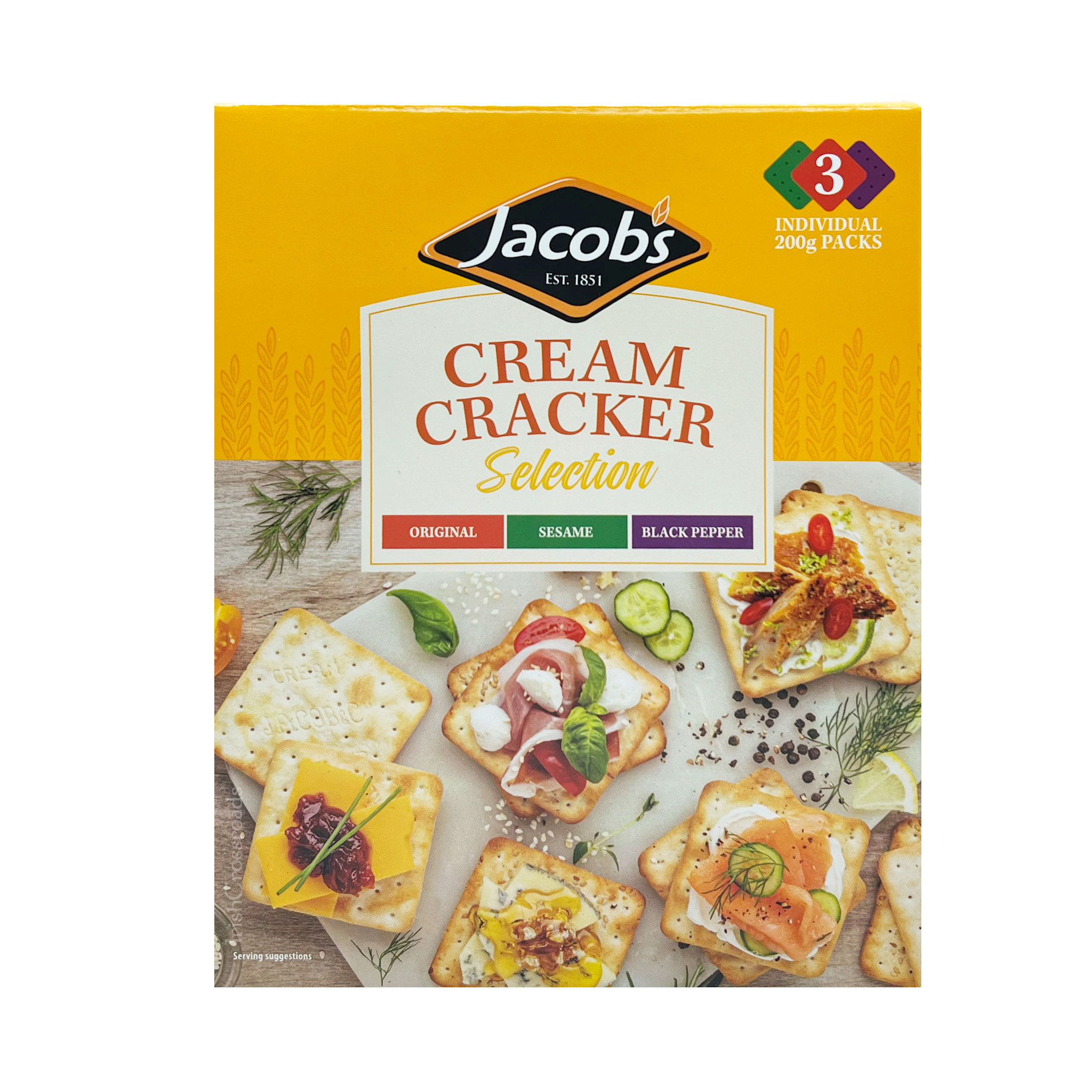 JACOBS CREAM CRACKER SELECTION BOX (600g) - Irish Crossroads