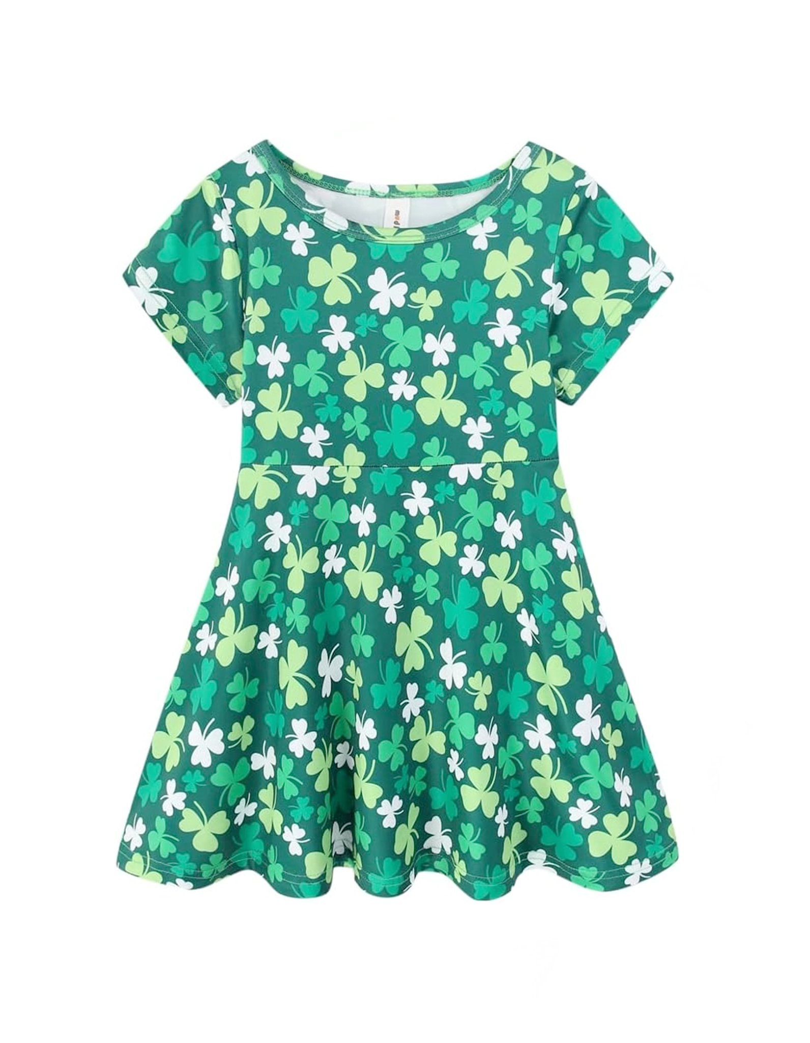 SHAMROCK TWIRLY TODDLER DRESS - Irish Crossroads