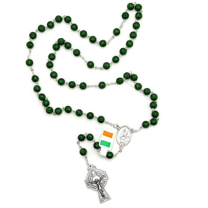 SHAMROCK IRISH ROUND ROSARY - Irish Crossroads