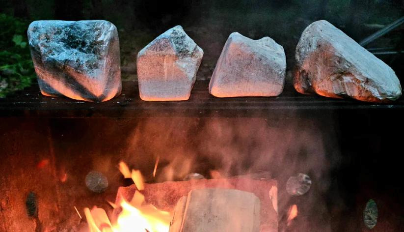 Hot Rock - Minature Soapstone Fireplace Kit - Great Lakes Outfitters