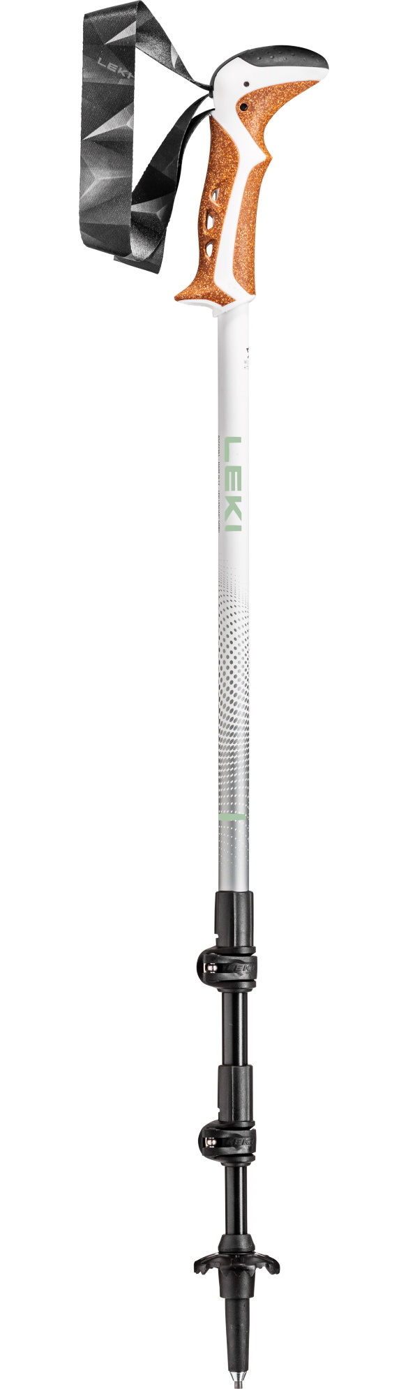 Leki Jannu Trekking Pole - White/Smoke Green - Great Lakes Outfitters