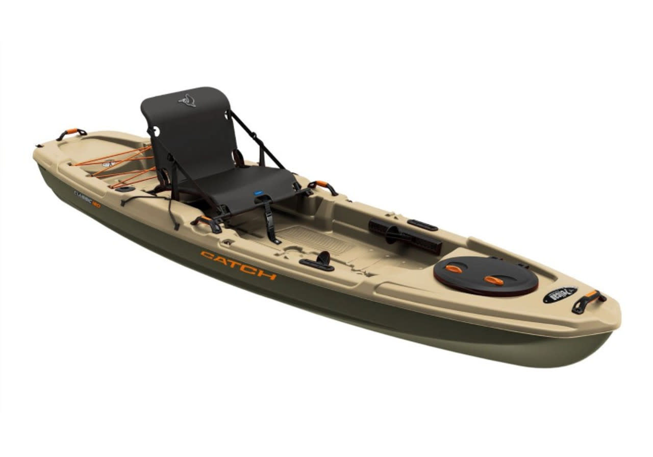 Pelican Catch Classic 120 Fishing Kayak - Lava/Gris Magnetic - Great ...