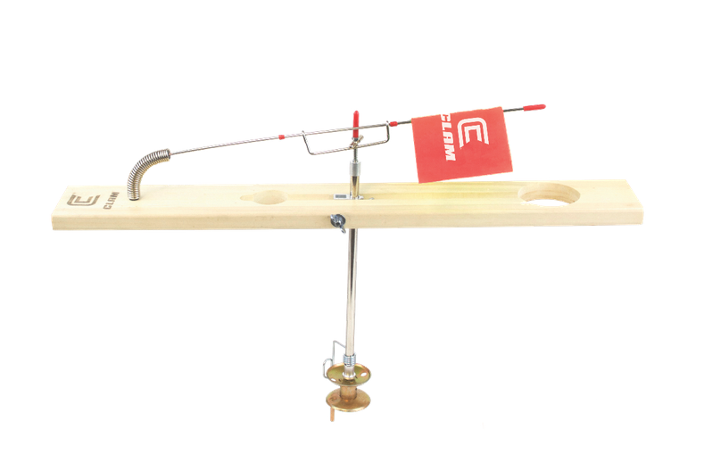 Clam Lunker Deluxe Wood Tip-Up - Great Lakes Outfitters