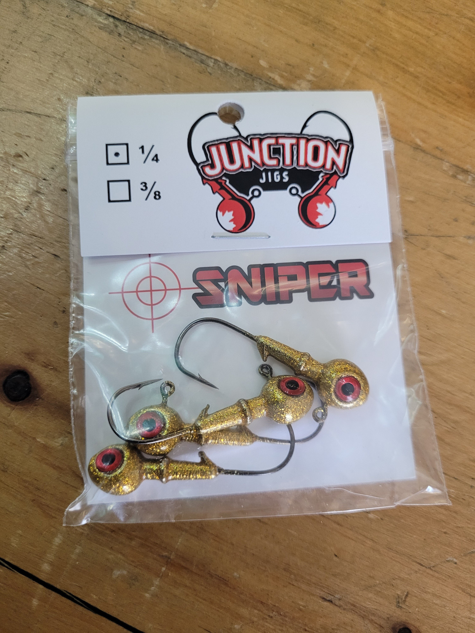 Junction Tackle Sniper Jig - 1/4 oz. 4/pack - Great Lakes Outfitters