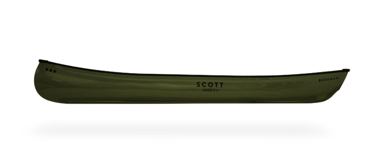 Abitibi & co. - Scott Canoe - Fiberglass Bushman 14' Forest Green with ...
