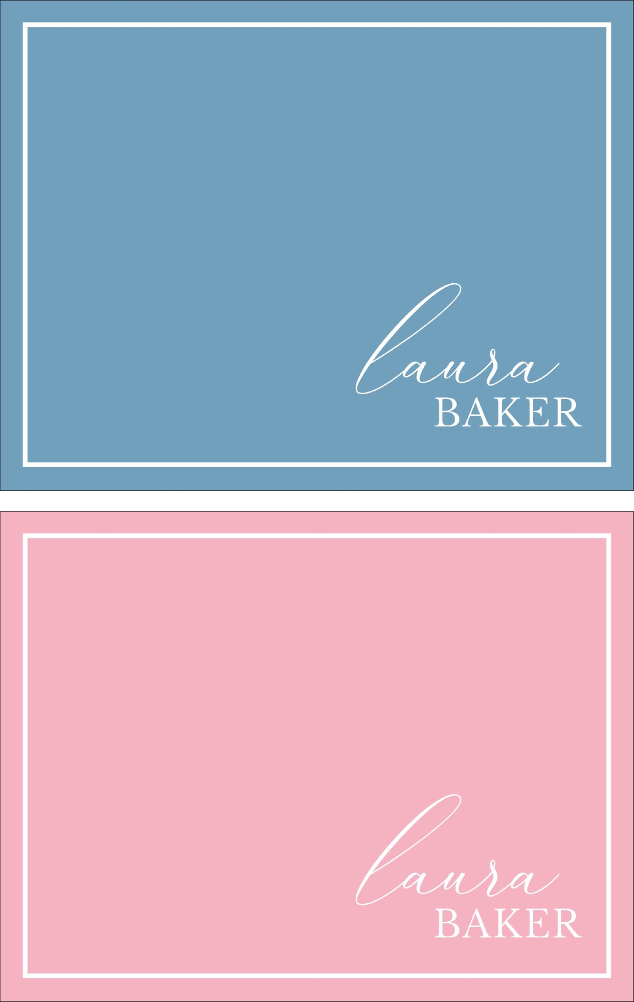 Noted Flat Note Set of 50 - ElleB gifts