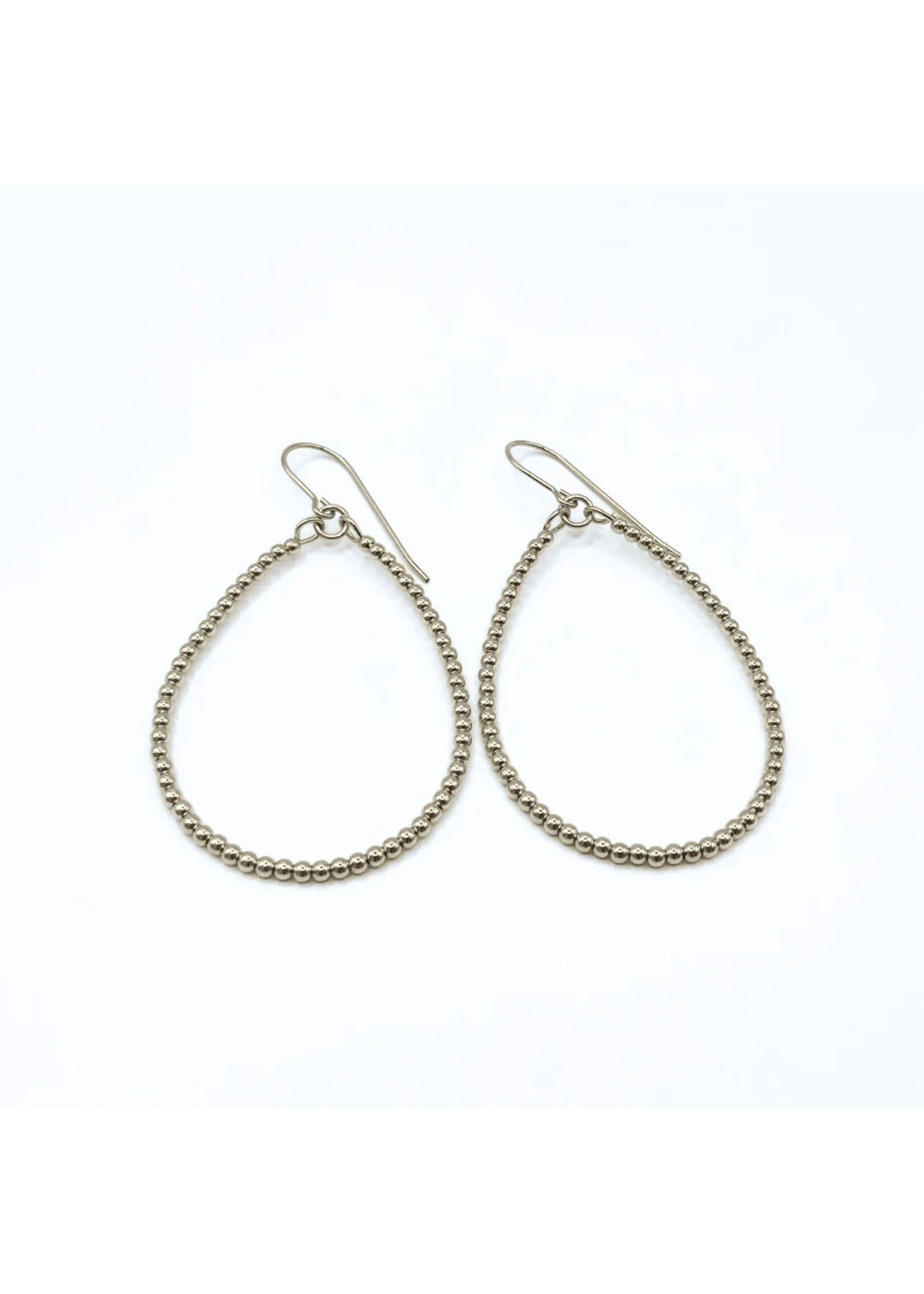 erin gray Simple Beaded Teardrop Dangler - ElleB gifts