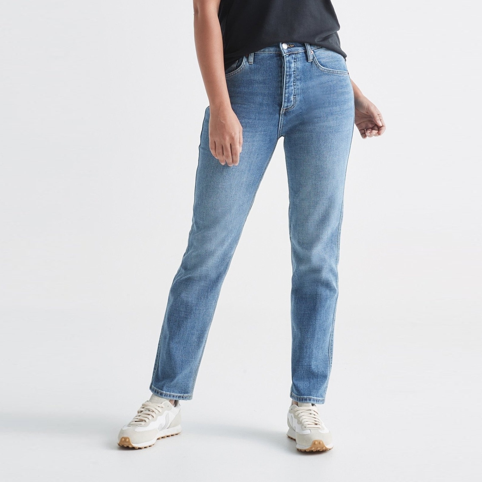 Midweight Denim High Rise Straight Wms - Coast Outdoors