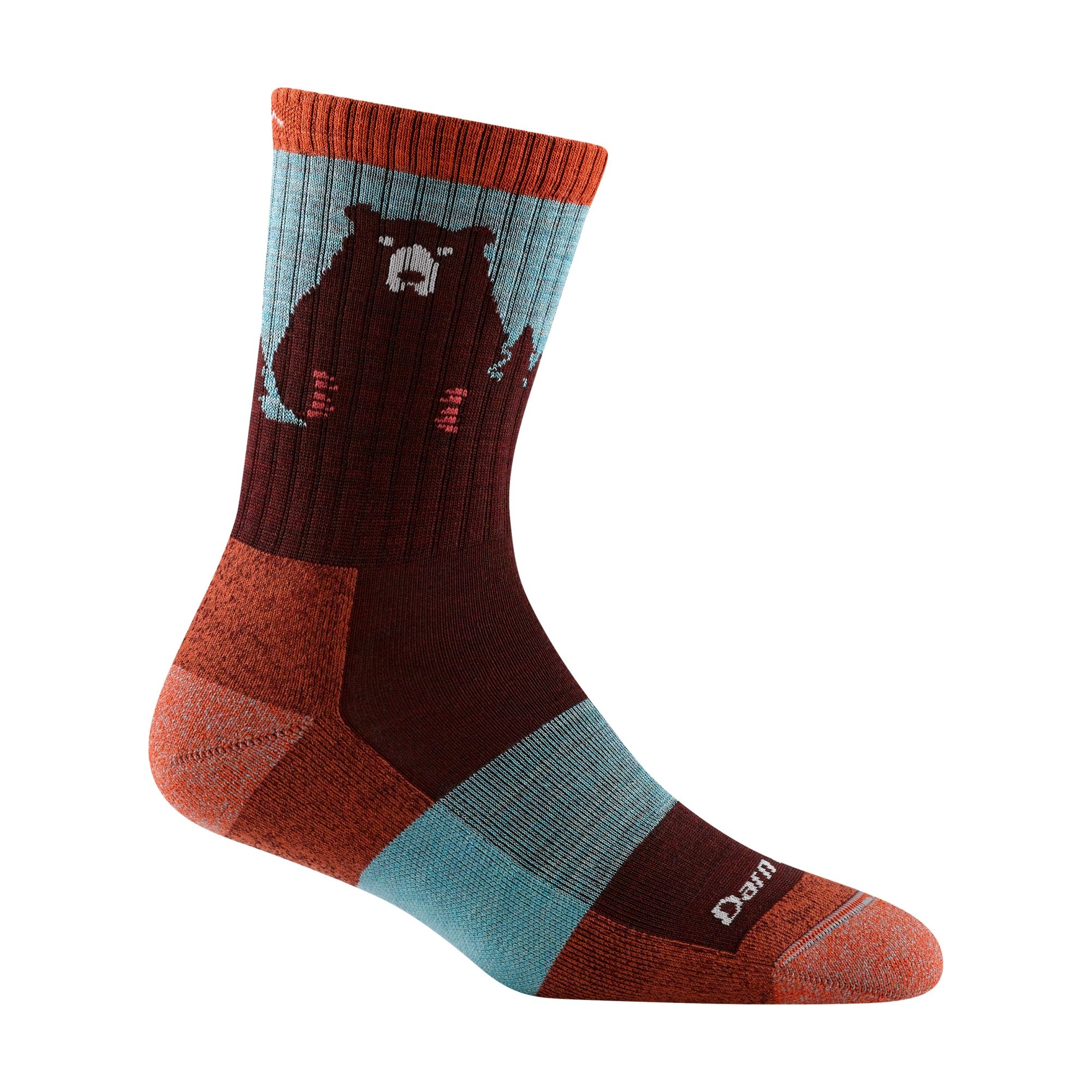 Women's Bear Town Micro Crew Lt Socks with Cushion - Coast Outdoors