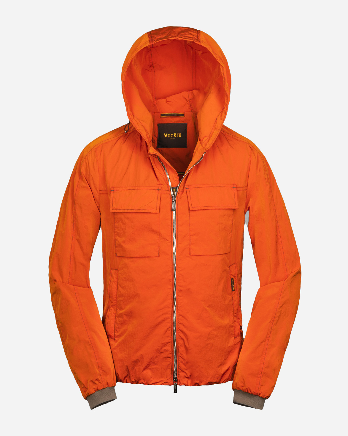 Short Hooded Nylon Jacket - Burdi
