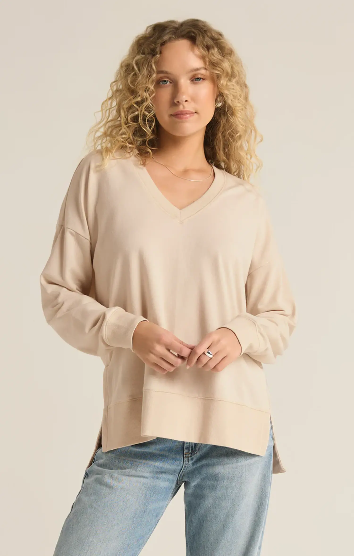 Z Supply V Neck Weekender Sweater ZT231332 - Main Street Z Supply V Neck Weekender Sweater ZT231332 - Main Street