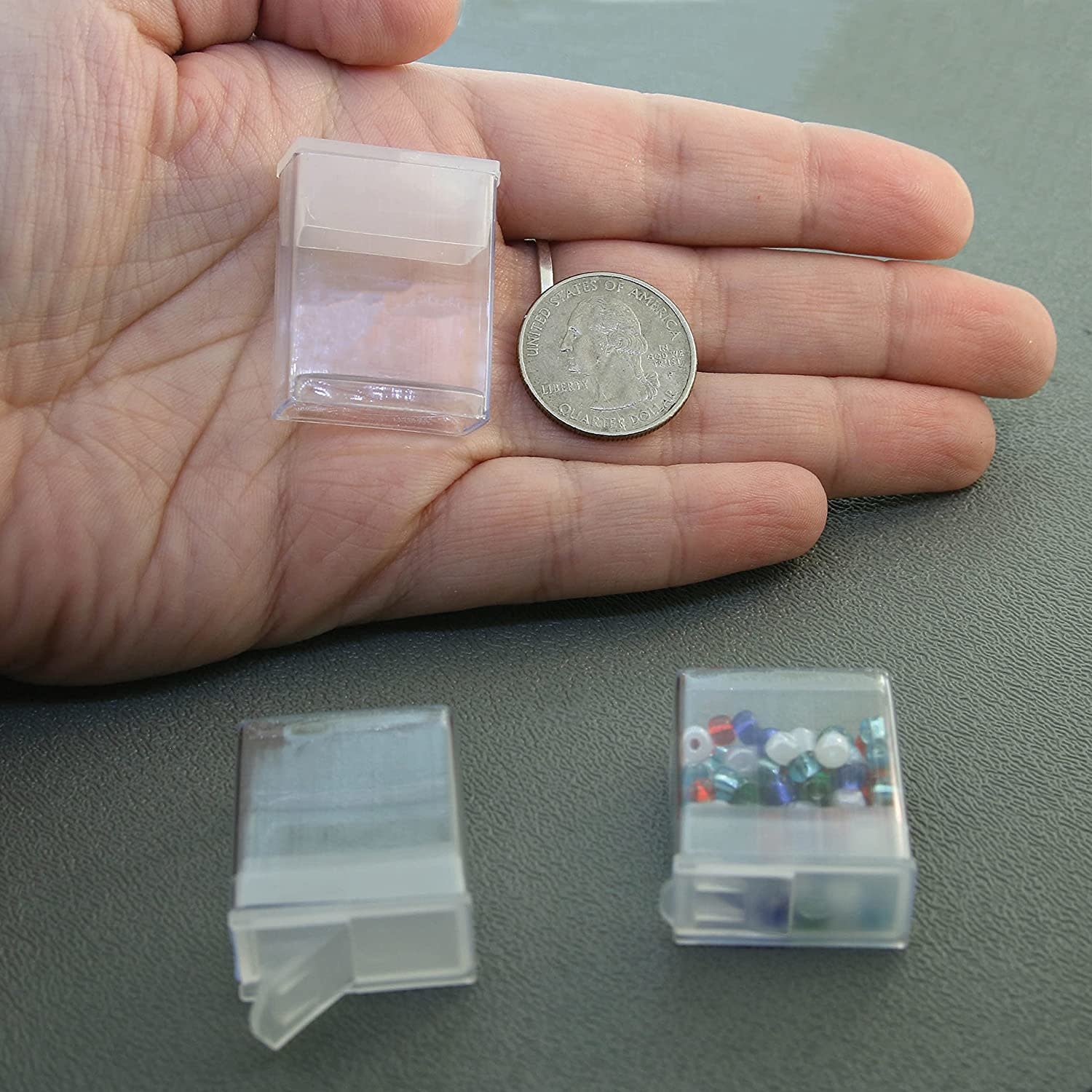 Rectangular Flip-Top 1x1" Box - Bead Inspirations