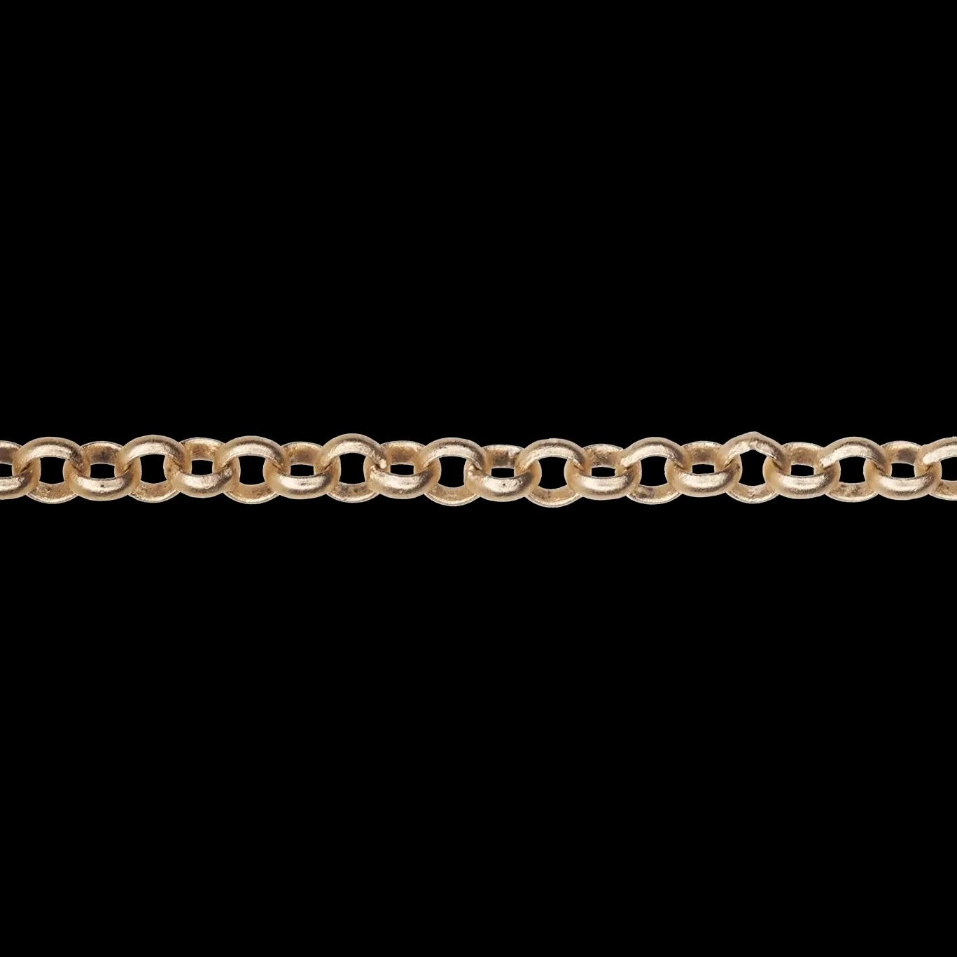 Rolo Chain 2mm - Satin Gold Plated - Bead Inspirations