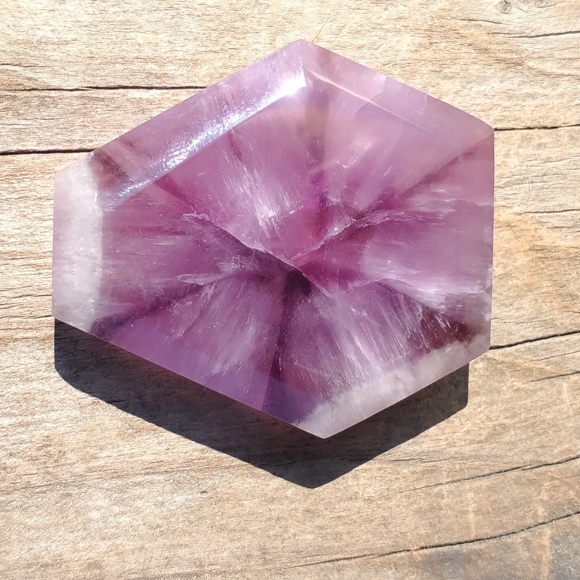 Trapiche Amethyst Slice Smooth - Bead Inspirations