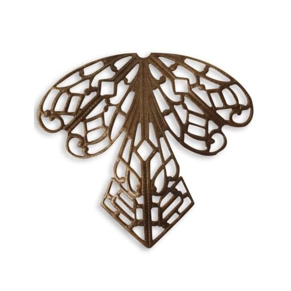 Vintaj Vintaj Brass Orchid Filigree - Bead Inspirations