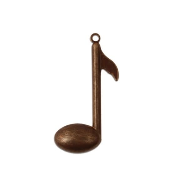 Vintaj Brass Music Note - Bead Inspirations