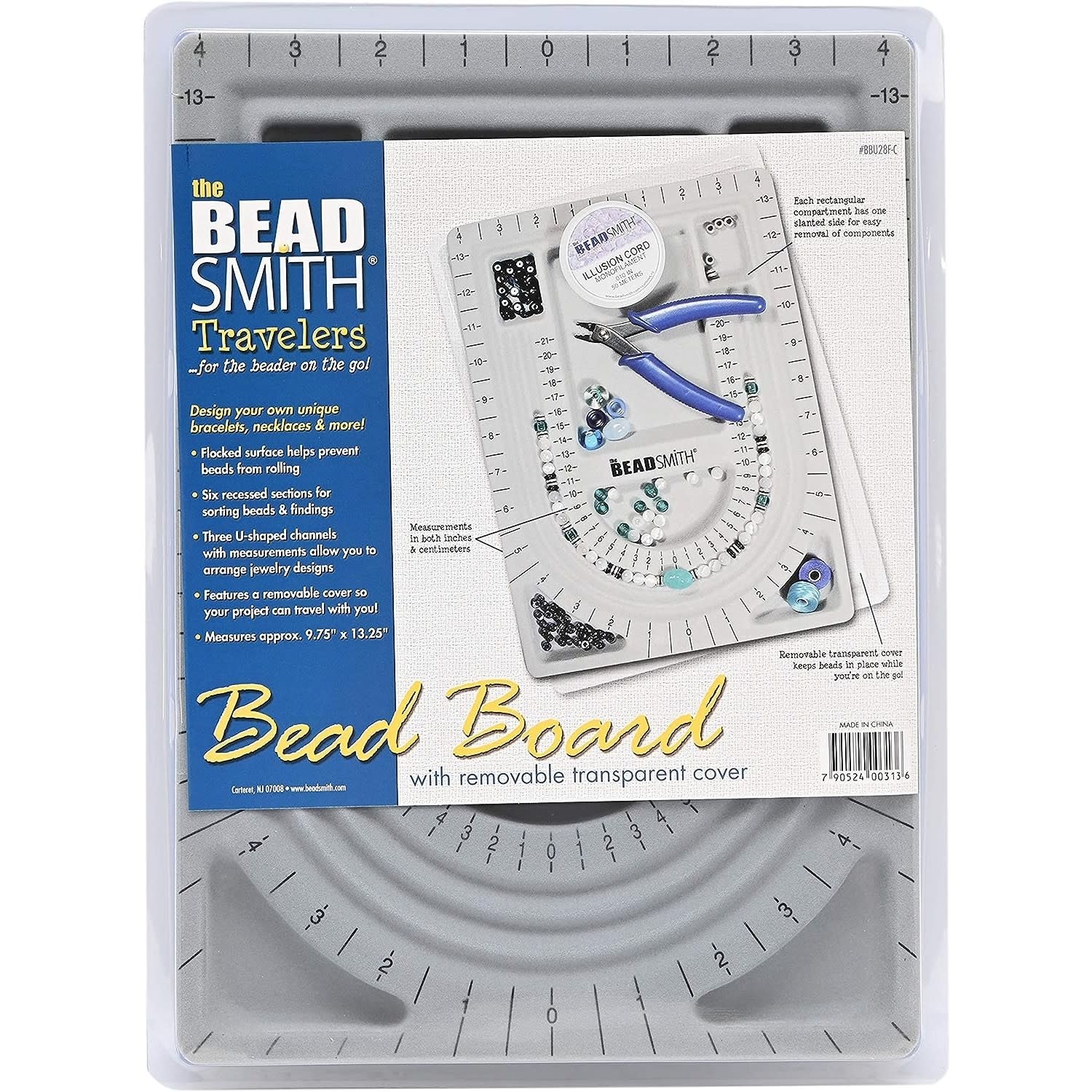 Bead Board with Removable Cover - Bead Inspirations