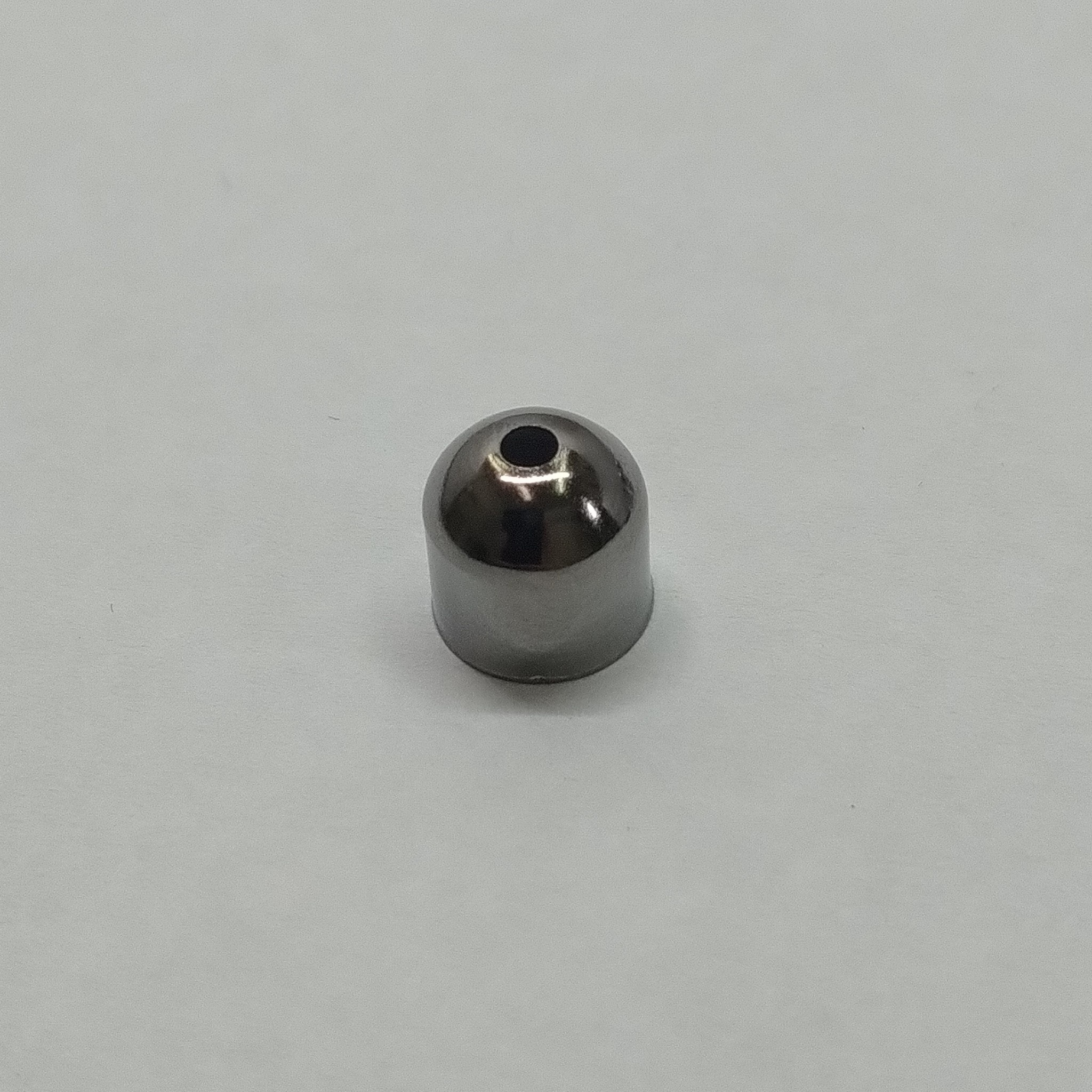End Cap 8mm Gun Metal - Each - Bead Inspirations