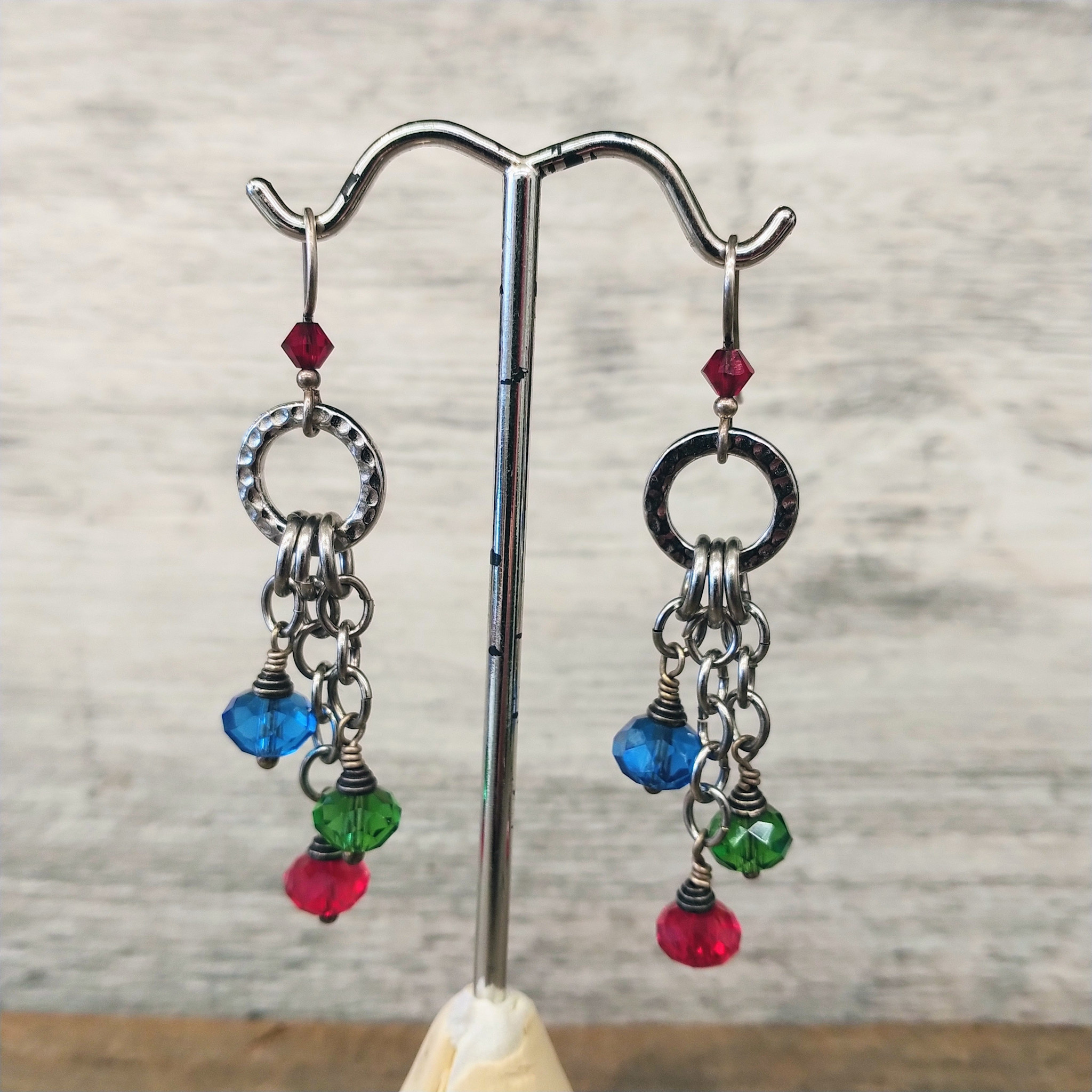 Holiday Lights Earrings - Ready to Wear - Bead Inspirations
