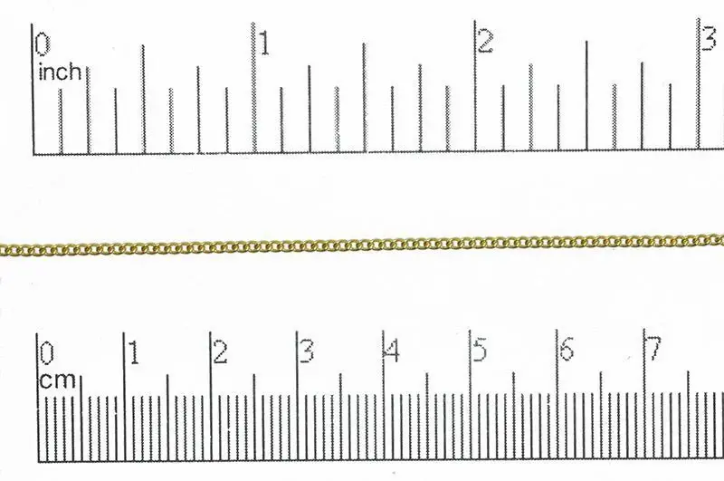 Gold Plated 1.5mm Fine Curb Chain - Bead Inspirations
