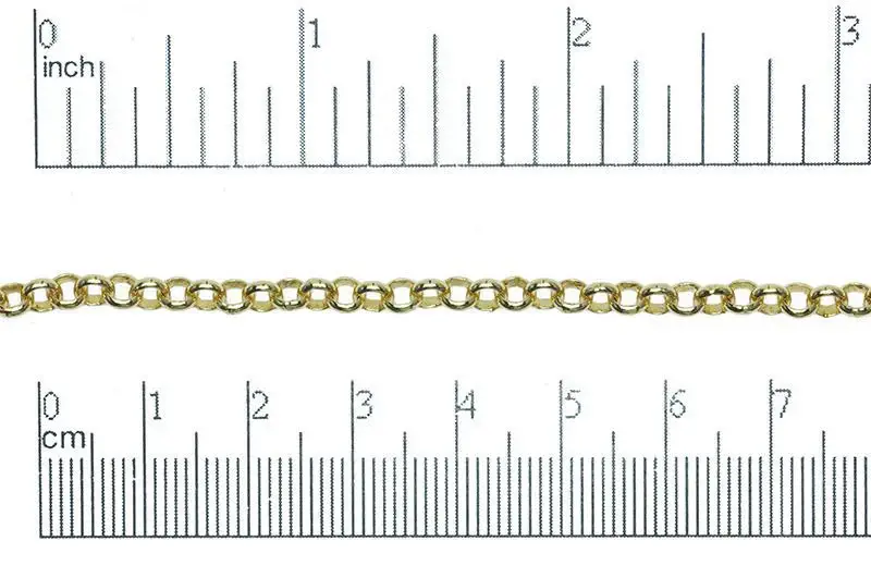 Gold Plated 4mm Rolo Chain - Bead Inspirations
