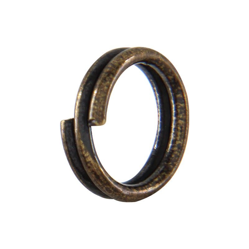 Antique Brass 6mm Split Ring - 20 Pieces - Bead Inspirations