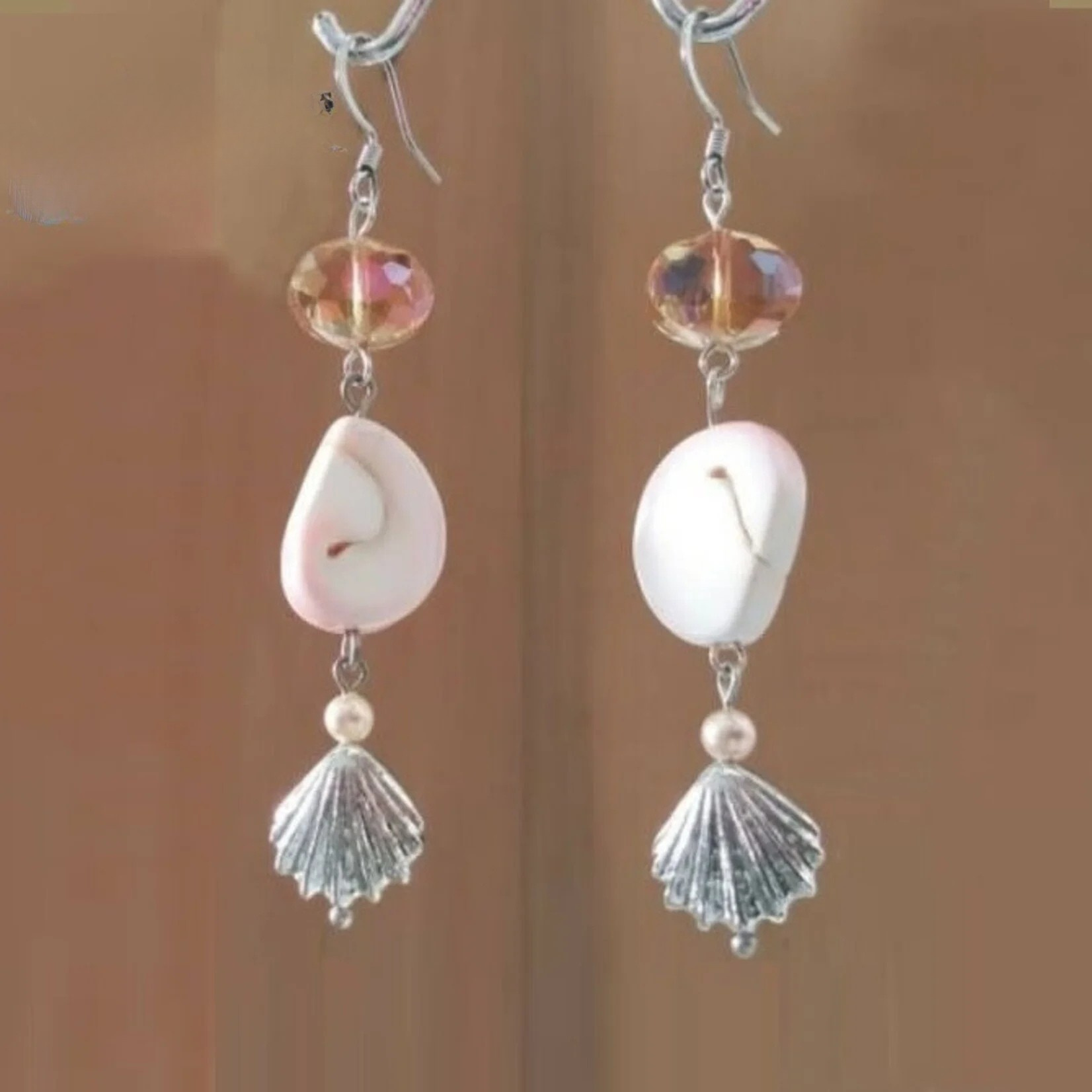 Conch Shell Earrings - Ready to Wear - Bead Inspirations