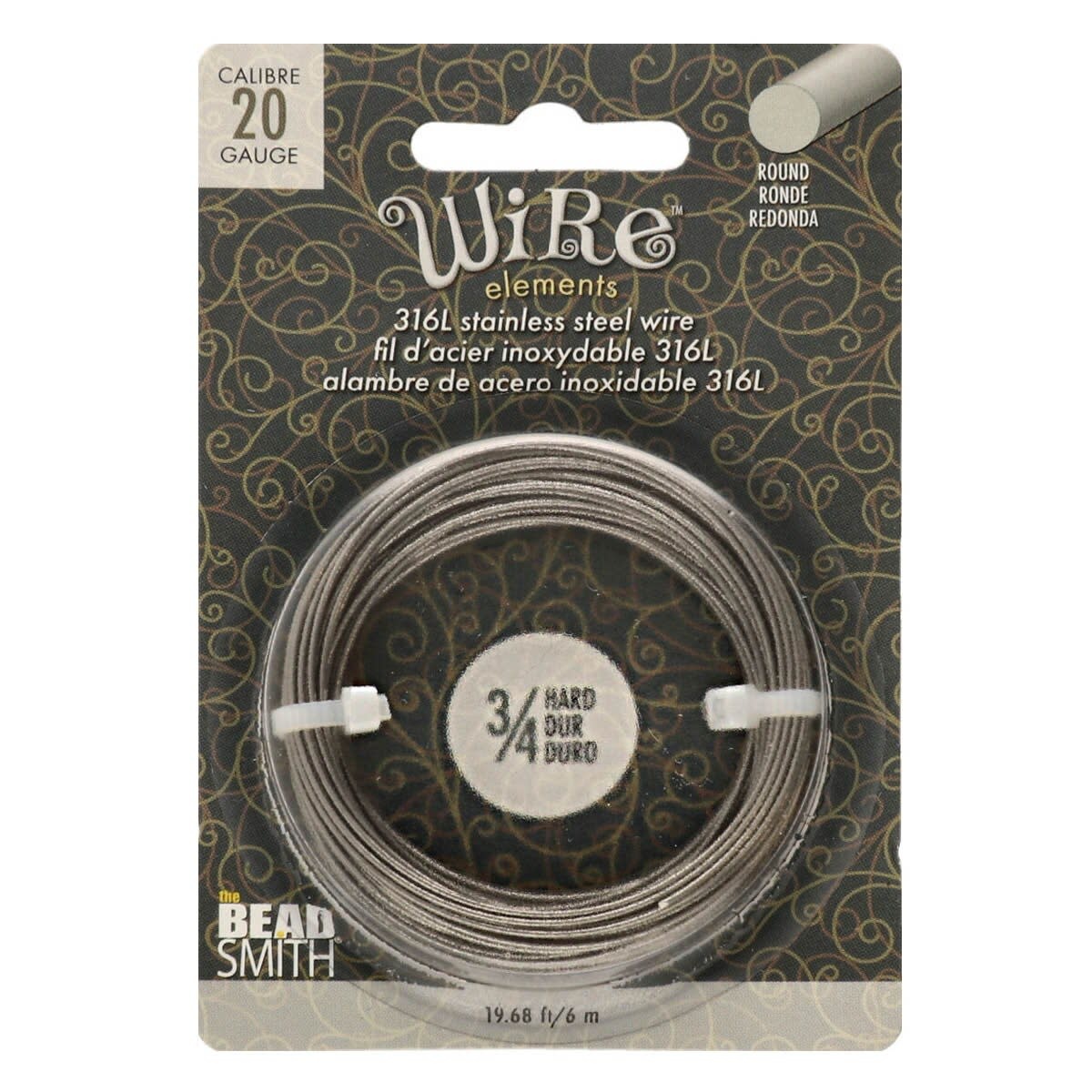 Copy of 316L Stainless Steel 18ga Wire - 4 Meter Coil - Bead Inspirations