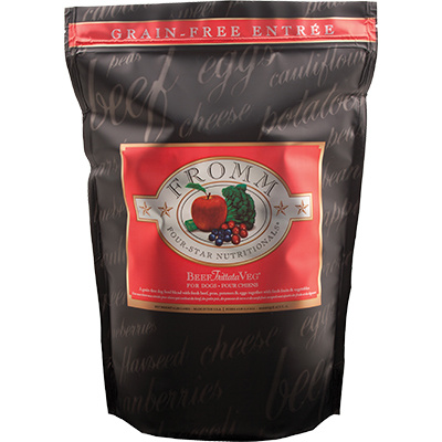 26lb Fromm Four Star Grain Free Beef Frittata Veg - Long Dog Fat Cat