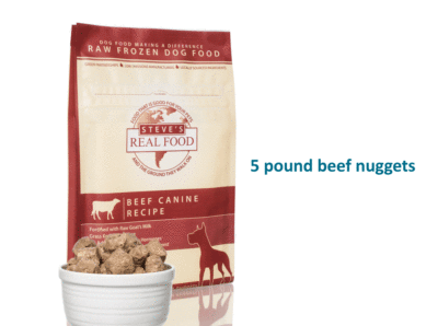 5lb Steve's Beef Nuggets - Long Dog Fat Cat