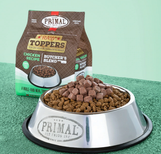 2lb Primal Raw Toppers Chicken Butchers Blend - Long Dog Fat Cat