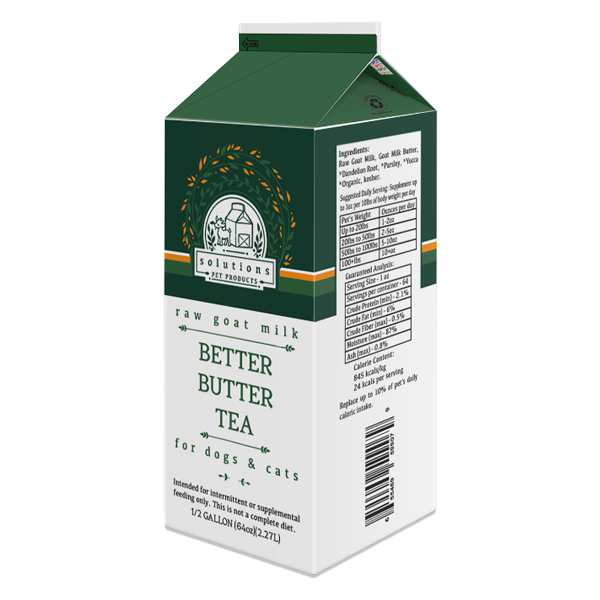 Solutions Pet Solutions Pet Better Butter Tea Half Gallon 64oz - Long ...