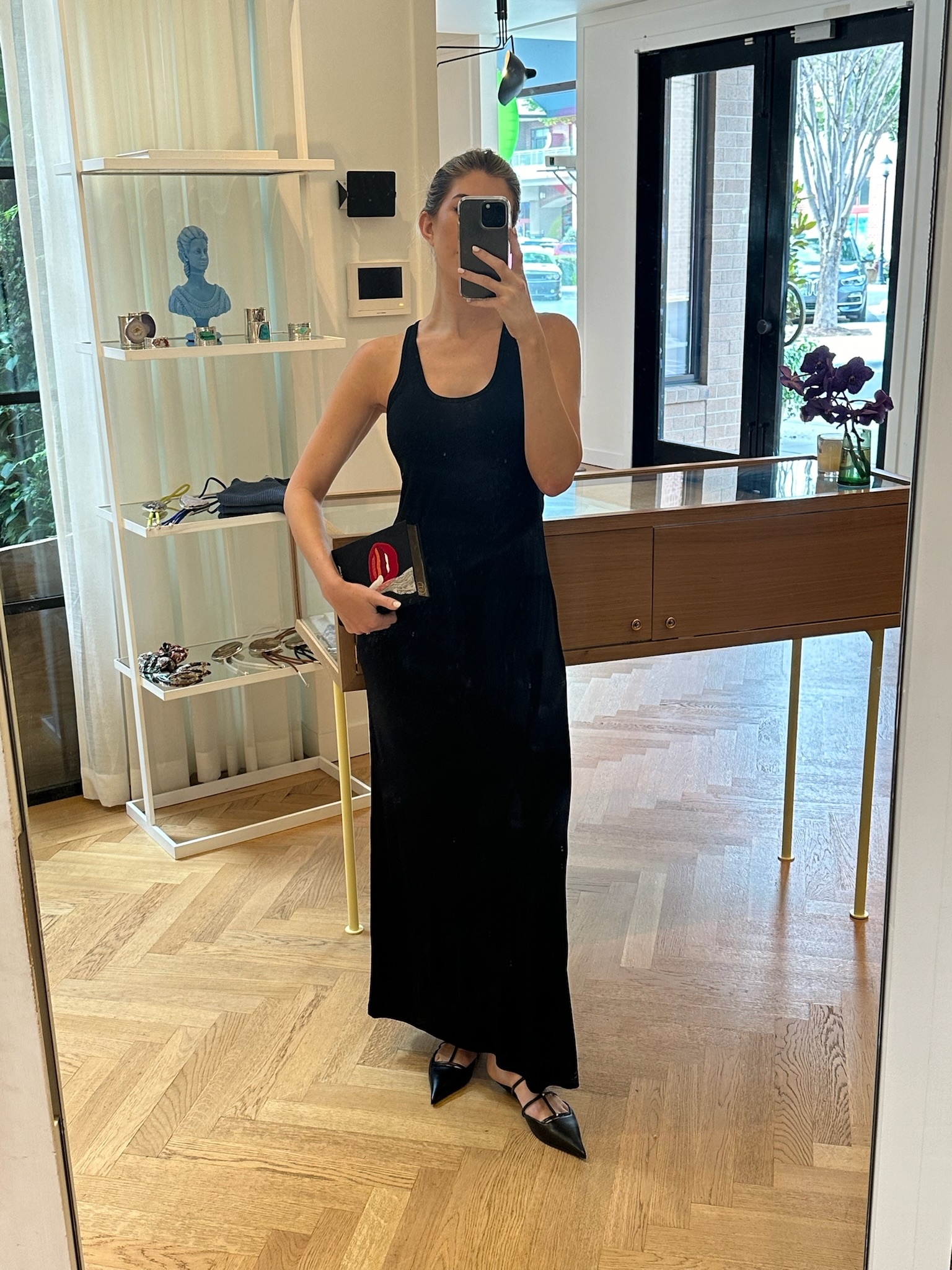 TOTEME SHORT SLEEVE SCOOP NECK TANK DRESS - Capitol