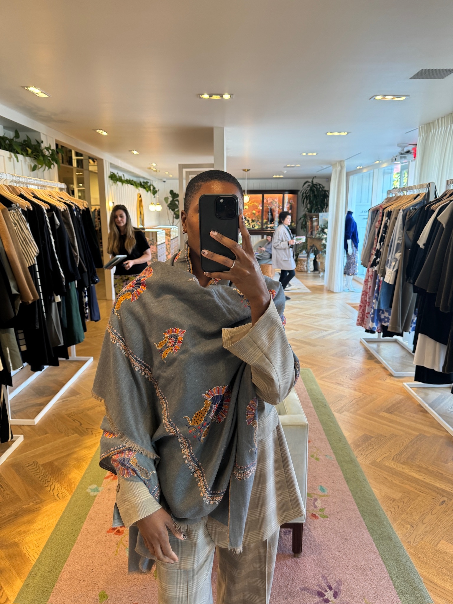 YASER SHAW CHEETAH CASHMERE SHAWL - Capitol