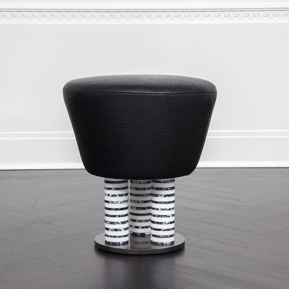 Kelly Wearstler - Leona Foot Stool - H18”x D16” - Becker Minty