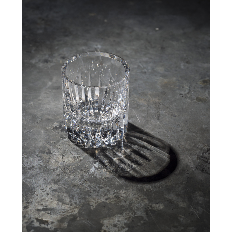 BECKER MINTY - Linear Cut Shot Glass - Clear Crystal Glass - 5x4.5cm