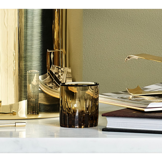 BECKER MINTY - Linear Cut Shot Glass - Clear Crystal Glass - 5x4.5cm