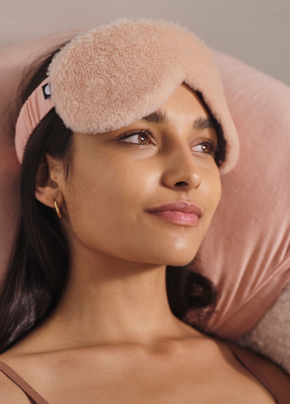 Shleep - Fleece Sleep Mask - Terracotta - Becker Minty