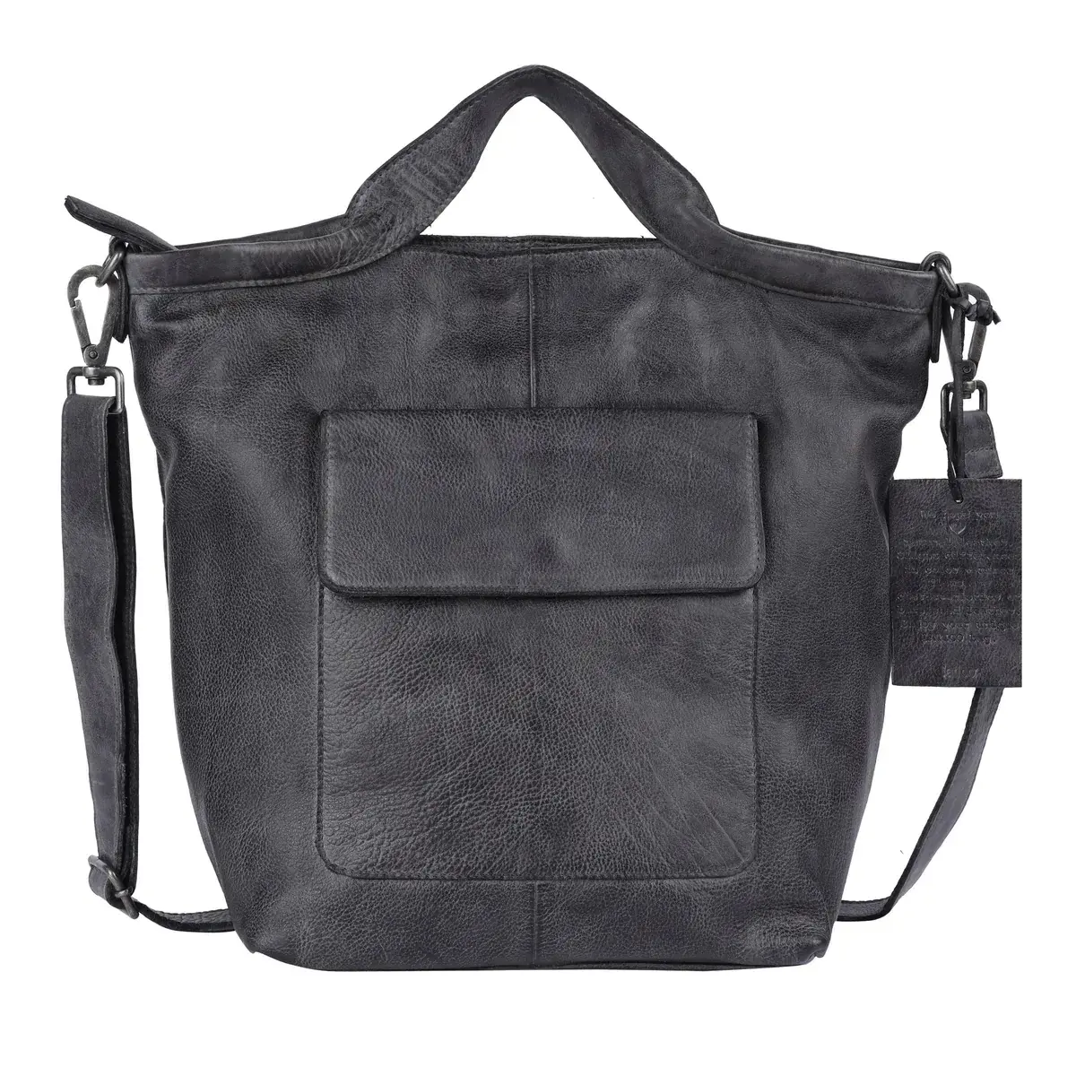 Latico - Bianca Crossbody Bag - Charcoal - 100% Full Grain Leather ...