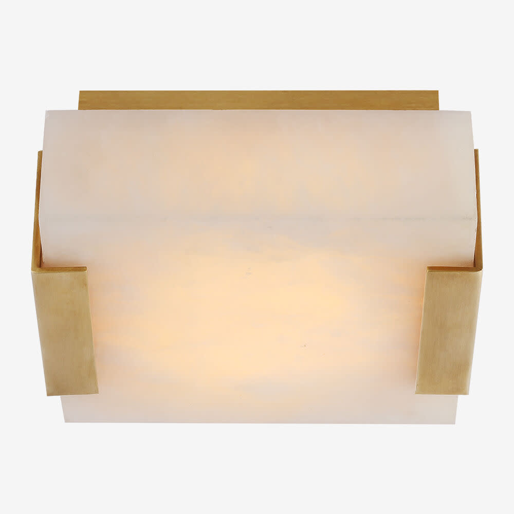 Kelly Wearstler - Covet Low Clip Solitaire Flush Mount with Alabaster ...