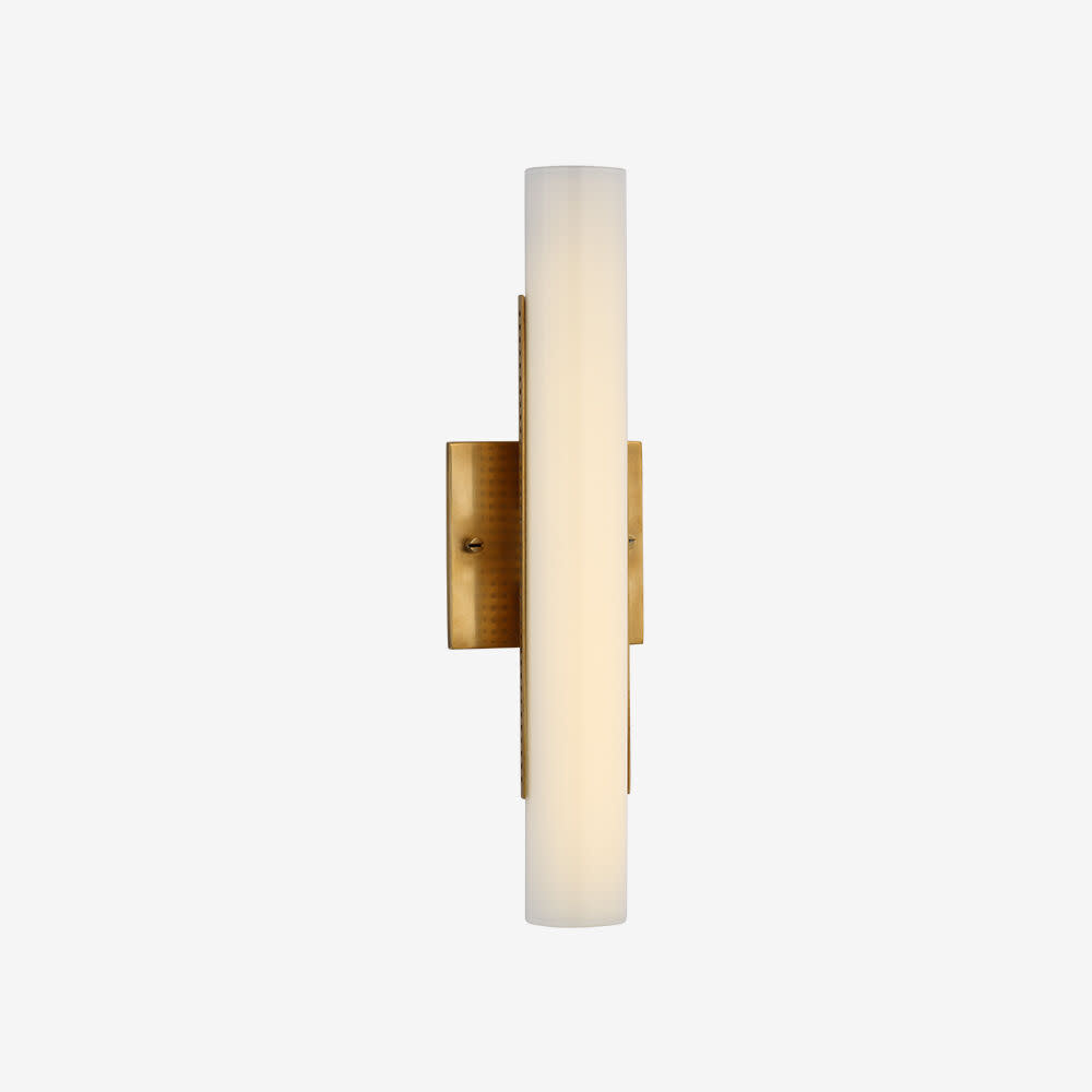 Kelly Wearstler - Precision 15" Bath Light with White Glass - Becker Minty