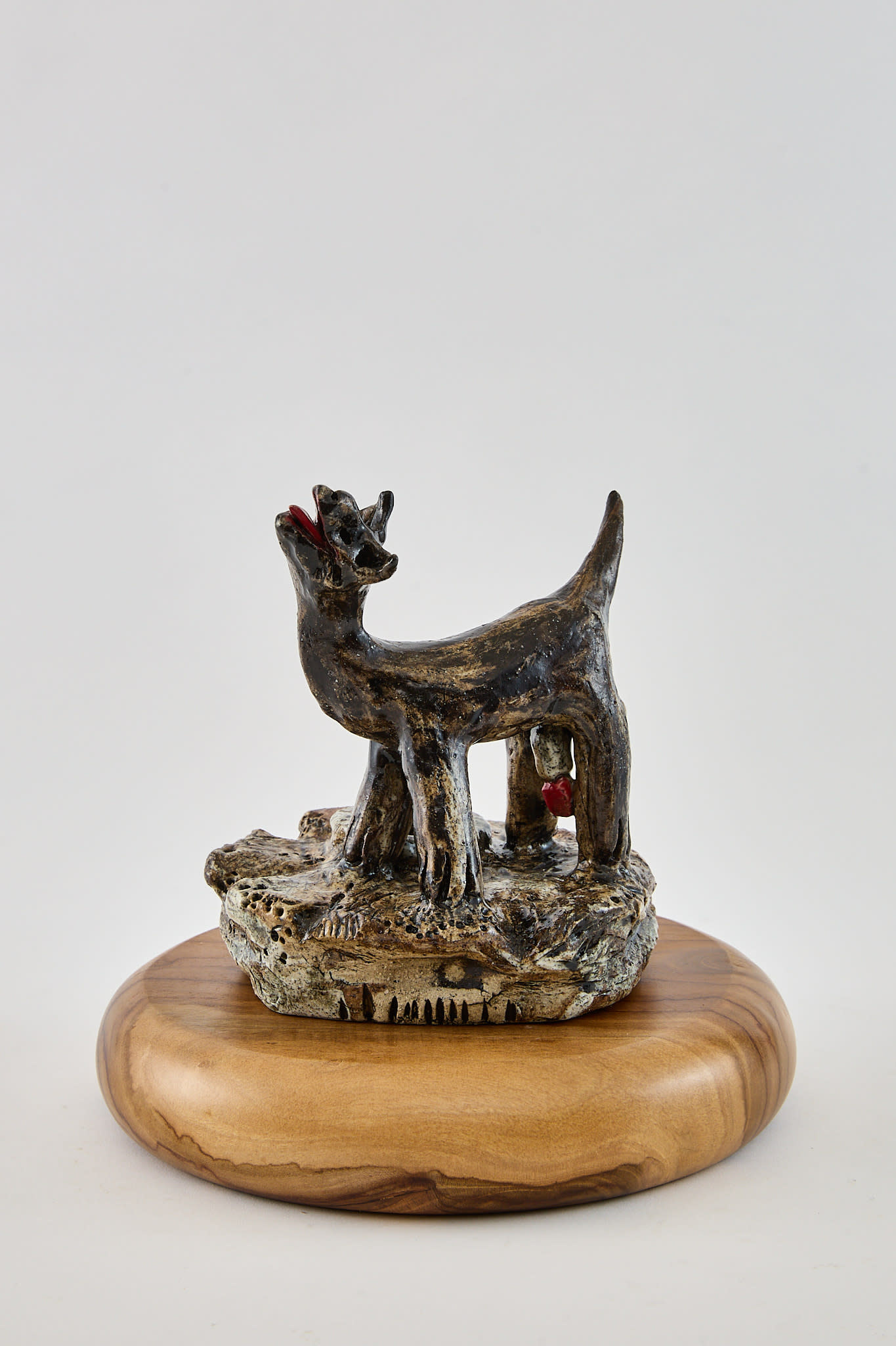 31. Paul O'Connor - Tiger Stick II, 2025 - Recycled clay, wood base ...
