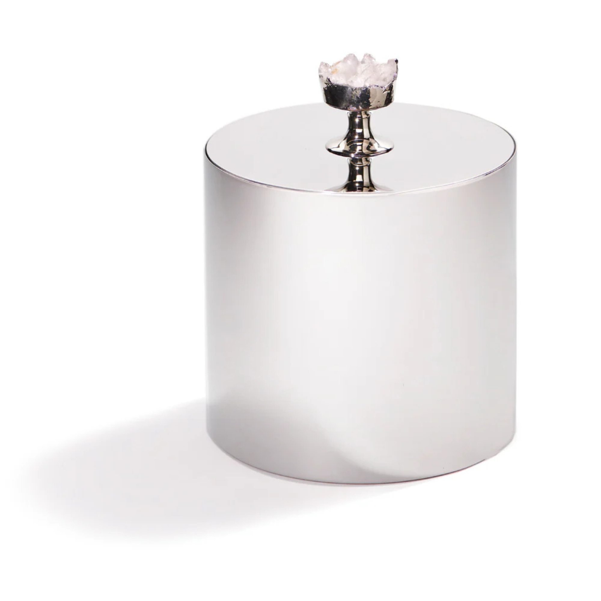 Anna New York - Hospitality Ice Bucket - Silver with Crystal - Becker Minty