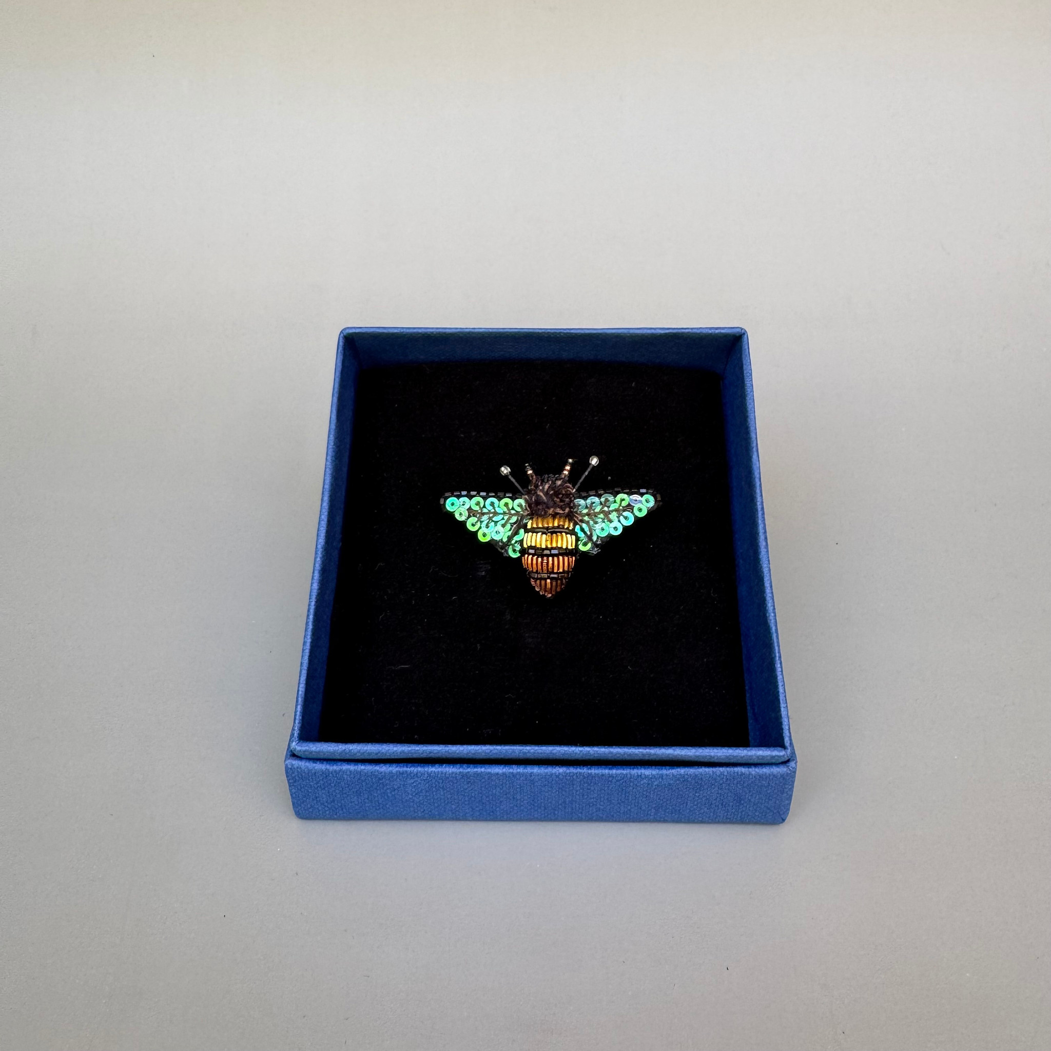 Trovelore - Dazzling Bee Embellished Brooch - Handmade in India in ...